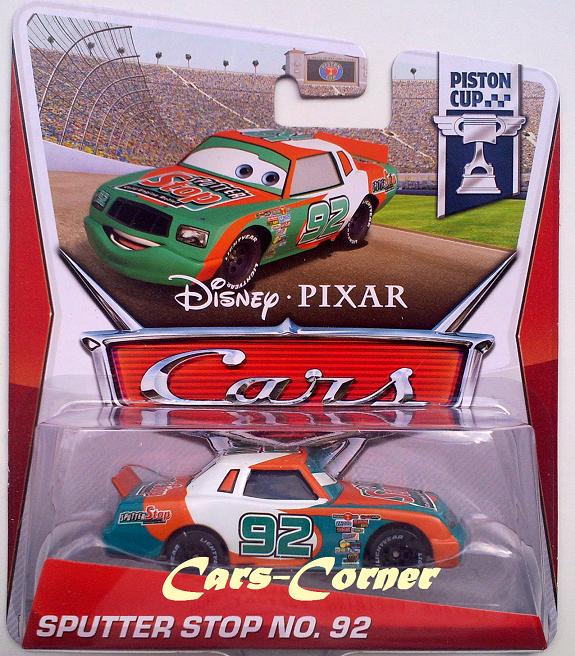 Disney Pixar Cars Sputter Stop NO 92 Murray Clutchburn Piston CUP Serie ...